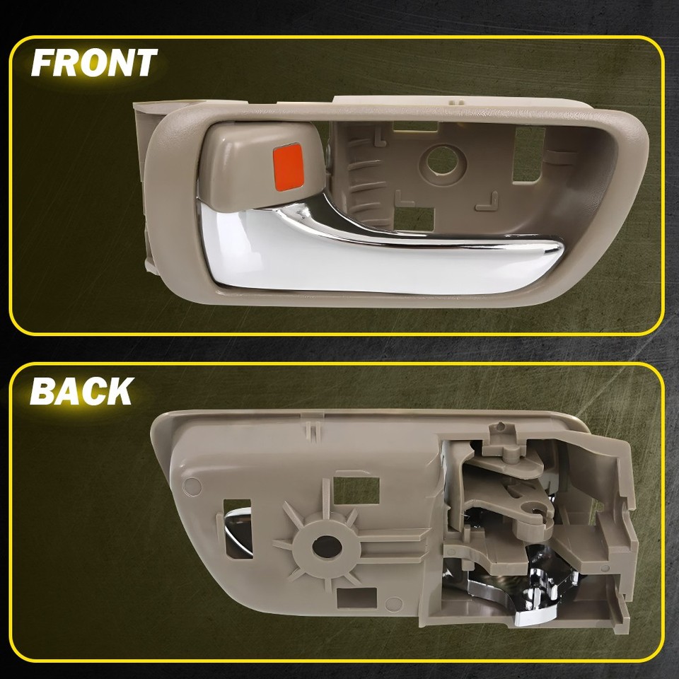 Interior Door Handle For 02-06 Toyota Camry Front +RearLeft Inner Beige ...