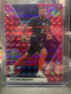 2020-21 Panini Mosaic UEFA Euro 2020 Kylian Mbappe Pink Camo #112 ...