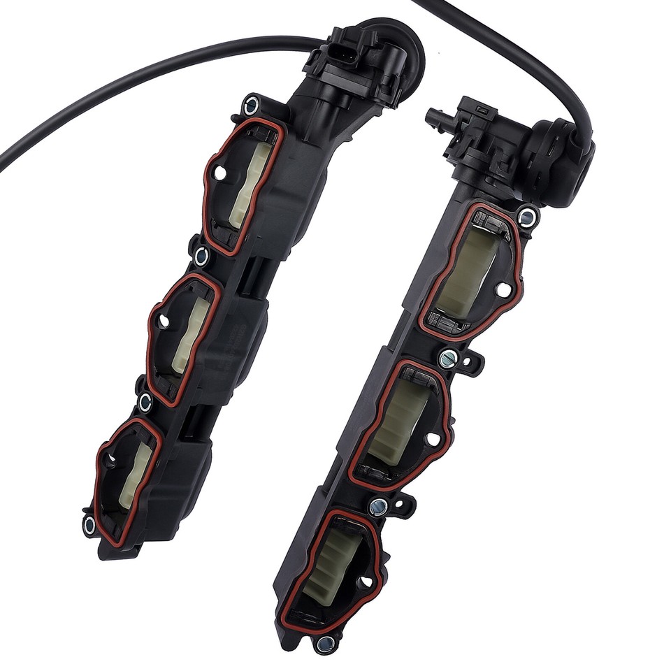 Pair Intake Manifolds For 16-19 Audi A6 A7 A8 Q7 3.0T 06E133109BC ...