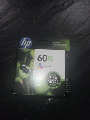 HP 60XL Tri-Color High Yield Ink Cartridge (CC644WN) Ireland Exp March ...