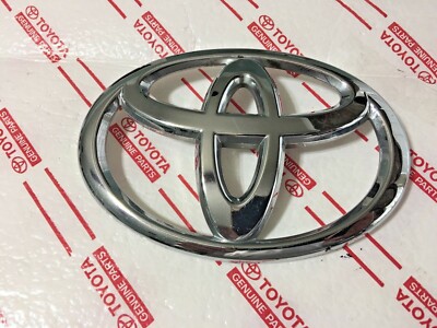 *NEW TOYOTA GRILLE EMBLEM FITS AVALON HIGHLANDER RAV4 CHROME OEM ...