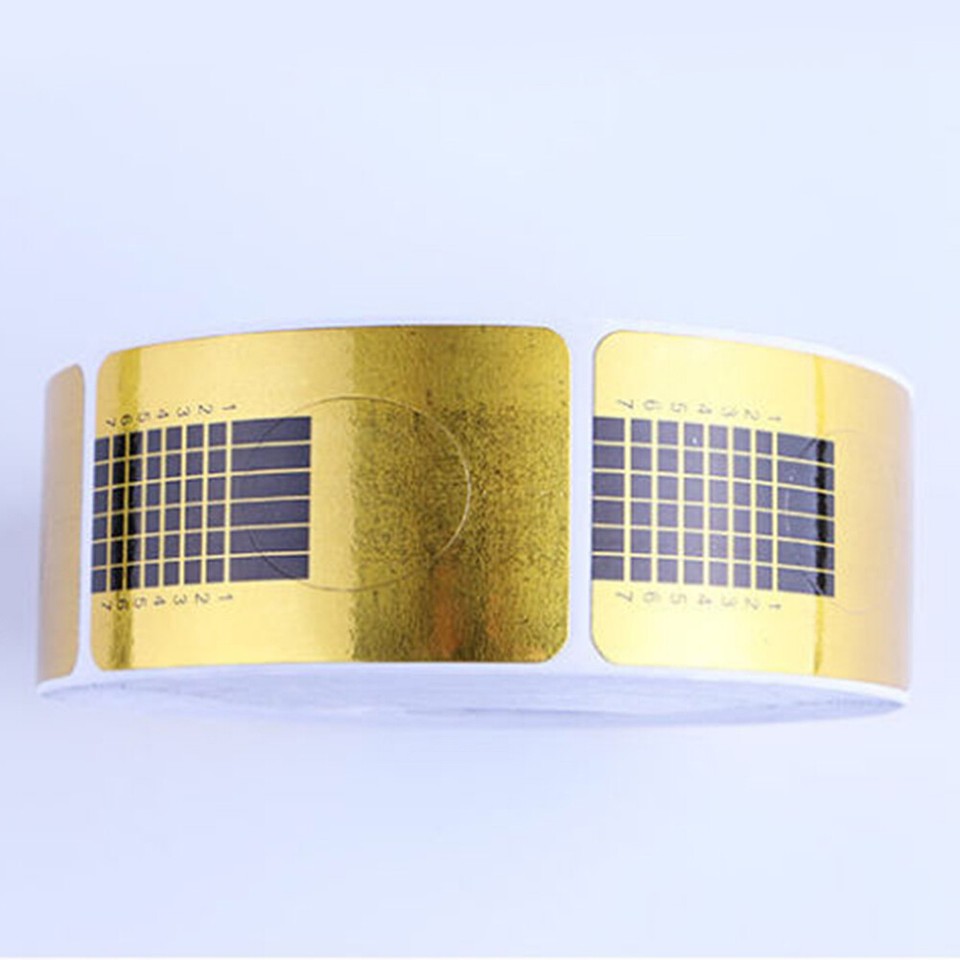 20-500 PCS Nail Forms Sticker Acrylic UV Gel Tips Nail Art Extensions ...