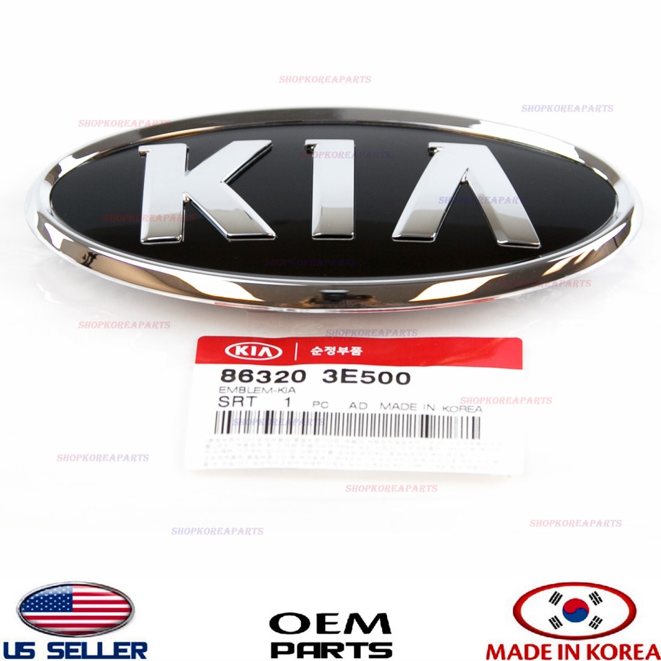 Genuine Front Grille Emblem -KIA- OEM Optima 2009-2010 / Rondo Sorento ...