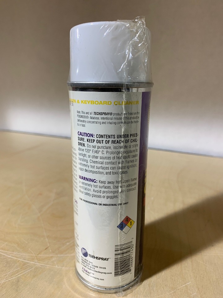 Techspray Zero Charge Screen & Keyboard Cleaner 1743 6.0oz can | eBay