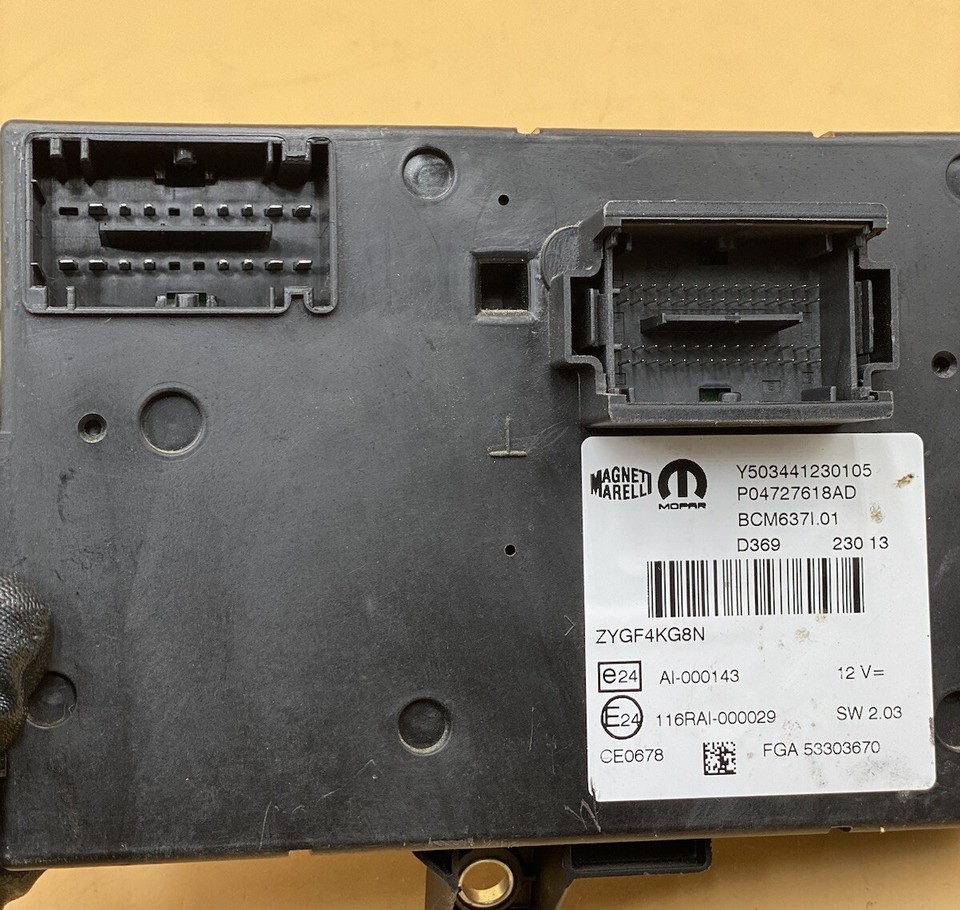 Dodge Ram Van Promaster BCM Body Control Module Fuse Box 2014-2015 ...