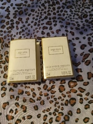 Lot Of 2 Alexander MQueen Eau Blanche EDP Sample Perfume Fragrance ...