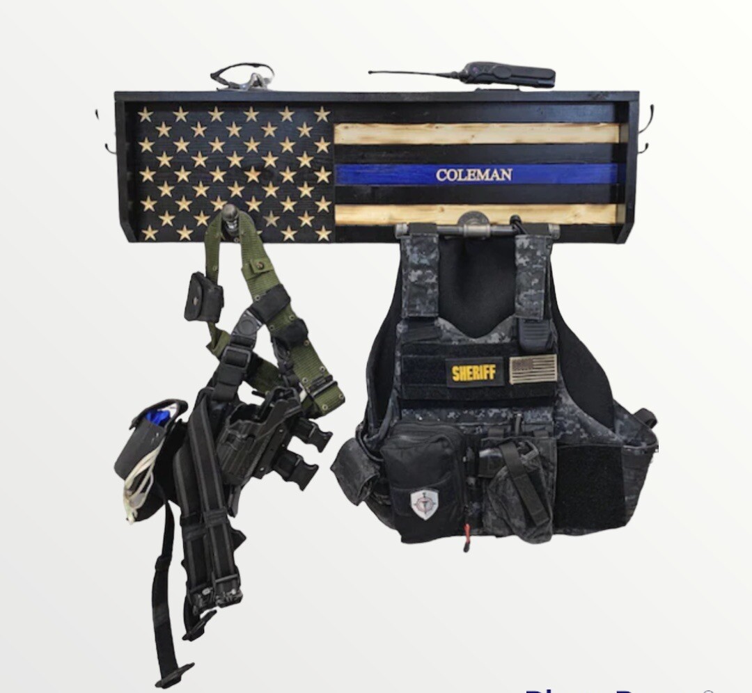 Police Gear Rack, Duty Rack, Police Caddy | eBay