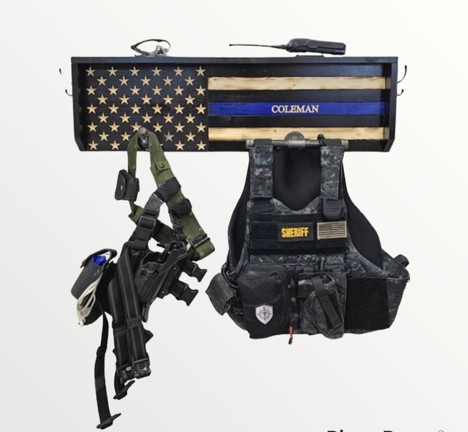 Police Gear Rack, Duty Rack, Police Caddy | eBay