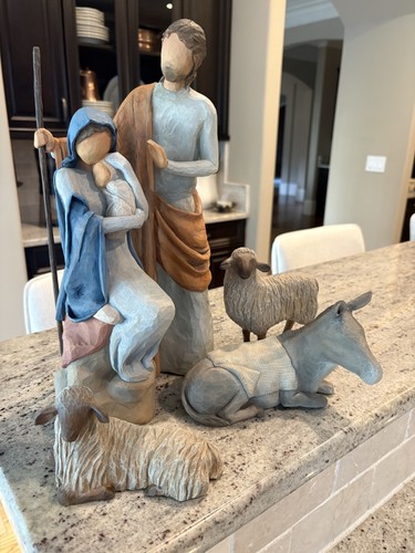 Willow Tree Susan Lordi The Christmas Story Joseph Mary Jesus Animals ...