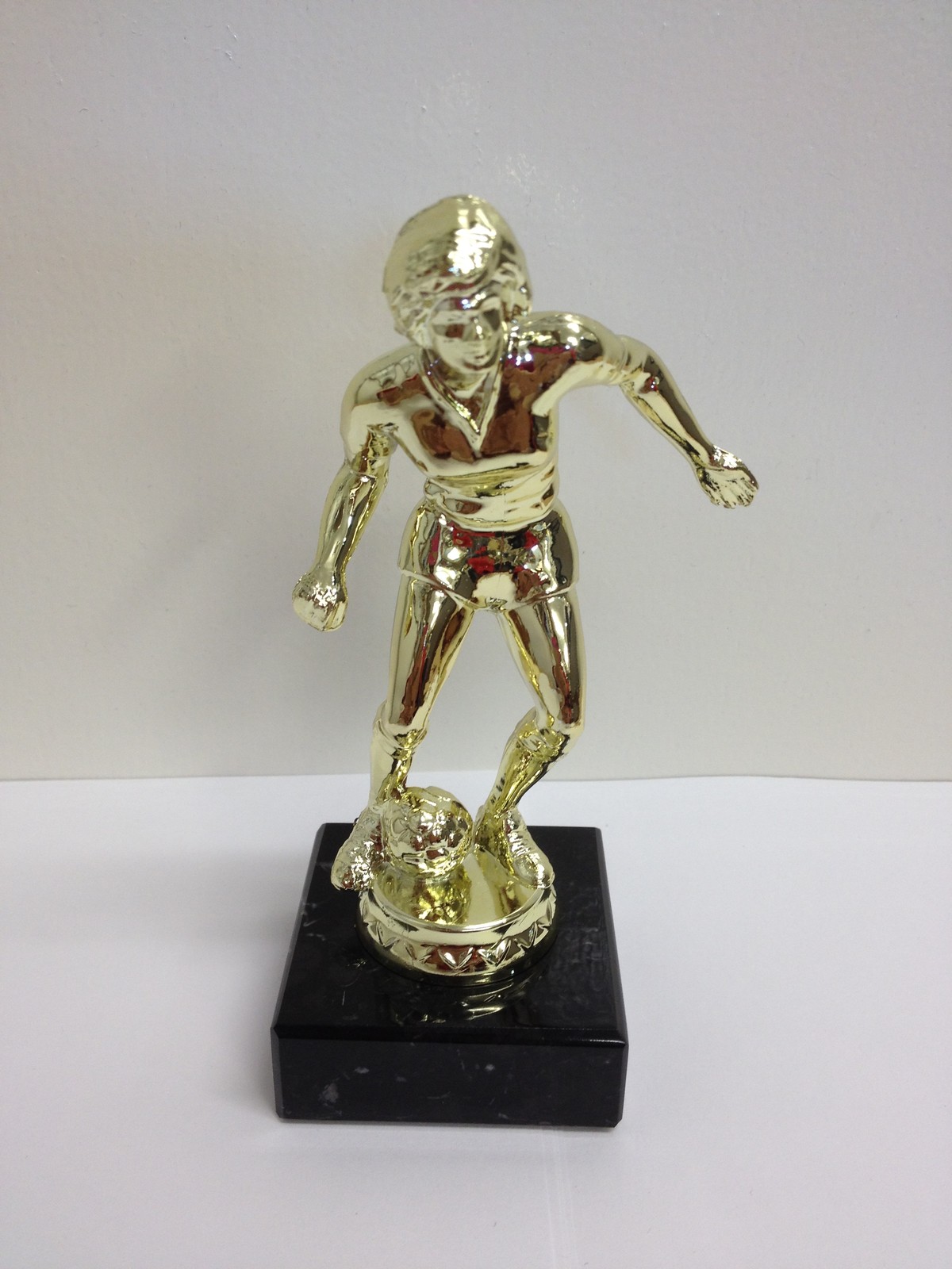 New Marble Based Female Football Trophy FREE ENGRAVING | eBay UK