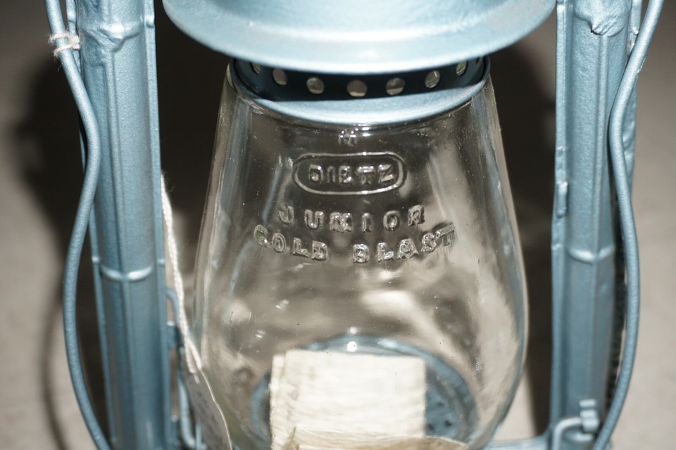 Dietz Junior NY USA Lantern Kero Oil Embossed Dietz Jr Globe Cold Blast ...