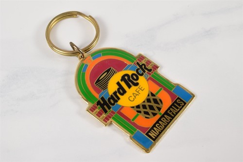 Vintage New Old Stock Hard Rock Cafe Enameled Keychain Niagara Falls ...