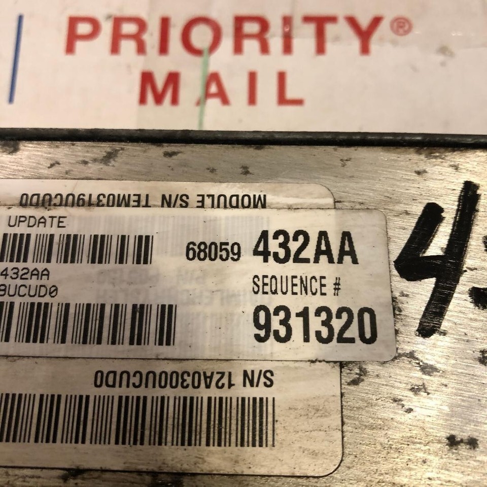 2009 09 Dodge Ram Truck 5.7L HEMI V8 ENGINE COMPUTER ECM ECU PCM ...