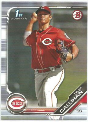 Tyler Callihan Cincinnati Reds 2019 Bowman Draft 1st Bowman Card | eBay