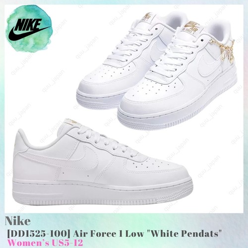 Nike Air Force 1 Low White Pendats DD1525-100 Women's US5-12 NEW | eBay