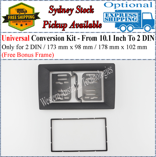 Fascia facia Universal Conversion Kit from 10.1" Fascia to Double 2 Two ...