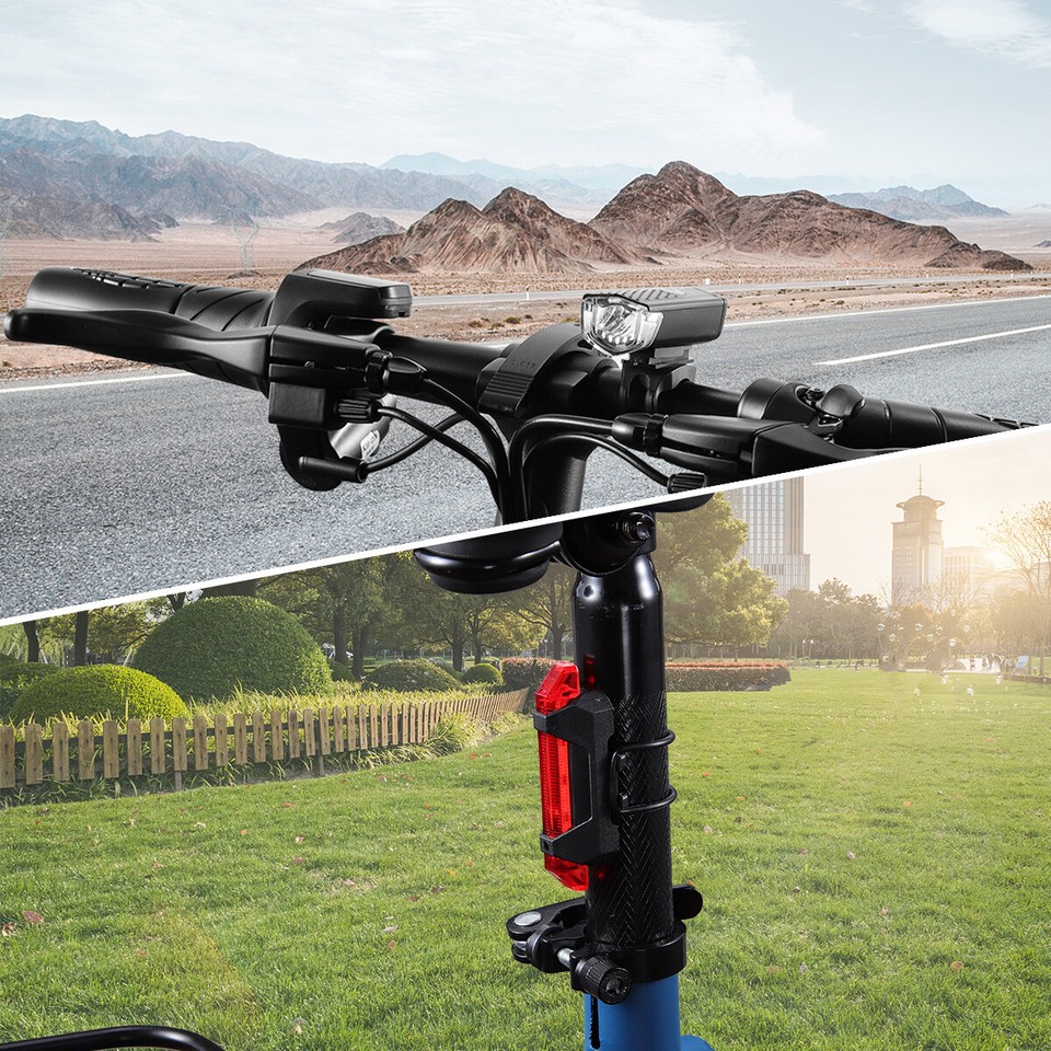 1-4 X USB Rechargeable LED Cycling Head Light Bicycle Bike Front Rear ...