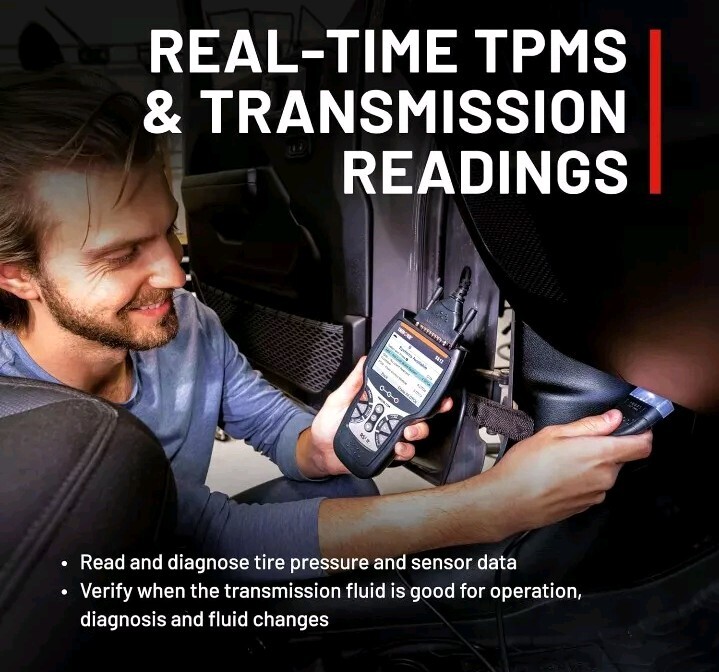 Innova 5512 OBD2 Scanner ABS Brake Bleeding Transmission Temp TPMS OBD1 ...