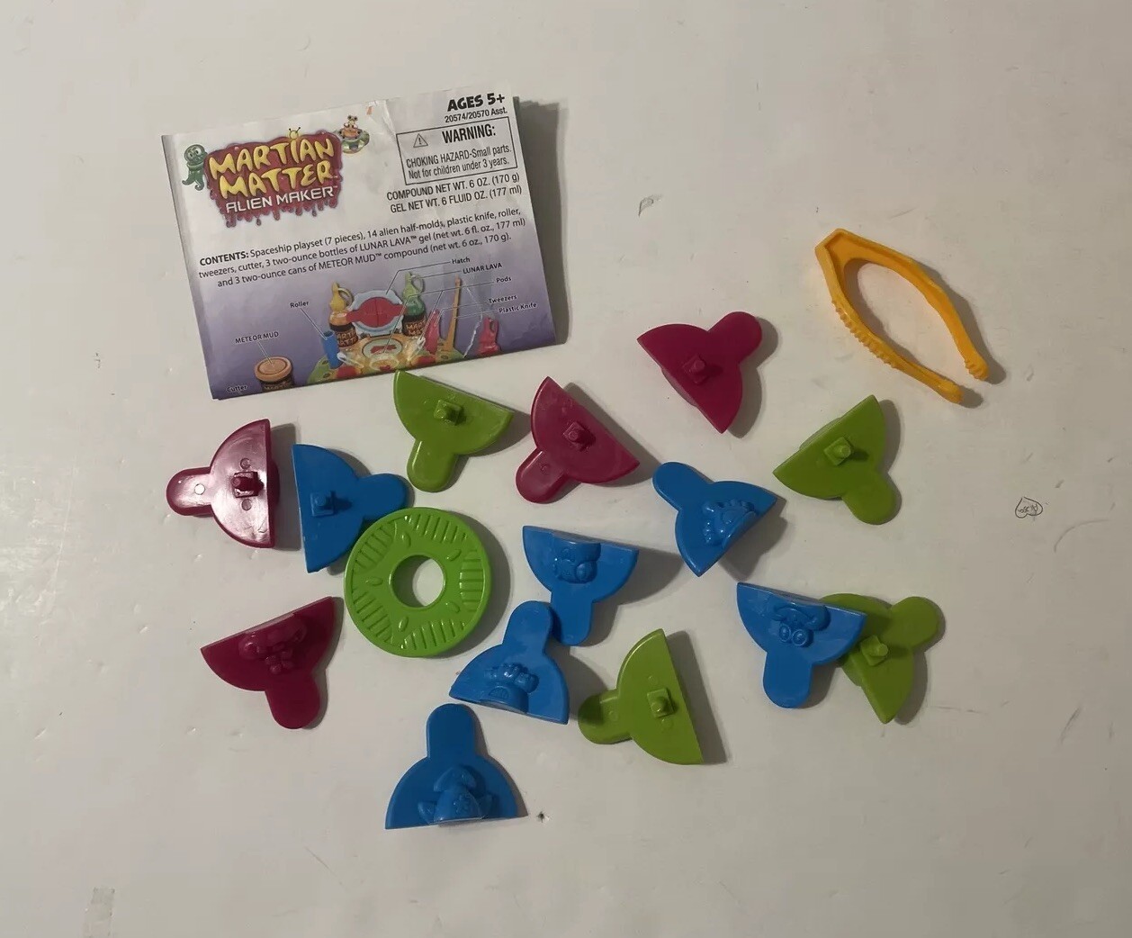 Martian Matter Alien Maker UFO Kit (2007) - Large Lot of Game Parts ...