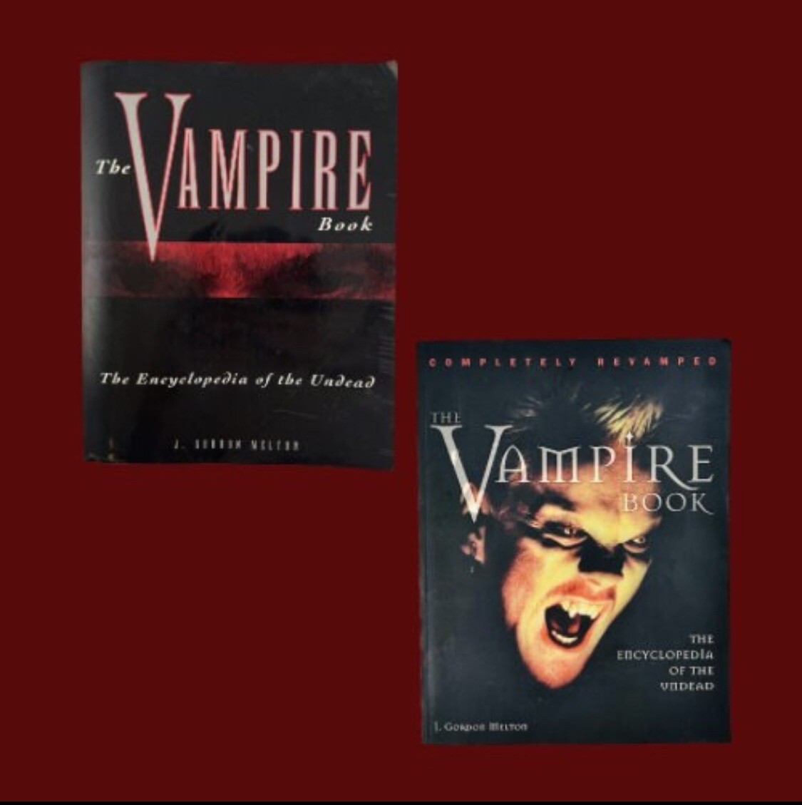 The Vampire Book Vol. 1 & 2 By J. Gordon Melton • Encyclopedia Of The ...