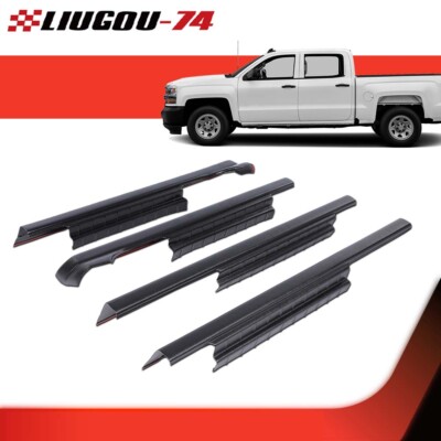 Fit For 2014-2018 Silverado 1500 Crew Cab Trail Armor Rocker Panel ...