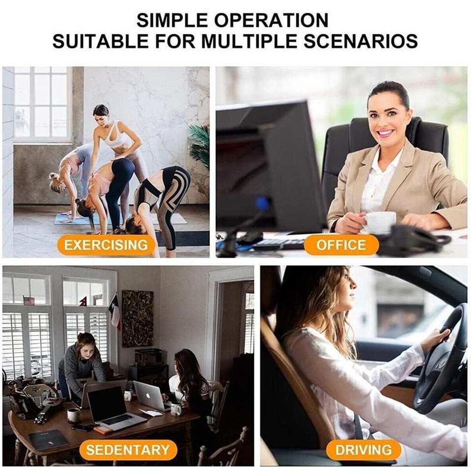 Posture Corrector Belt Body Brace Bad Back Lumbar Shoulder Support S9U8 ...