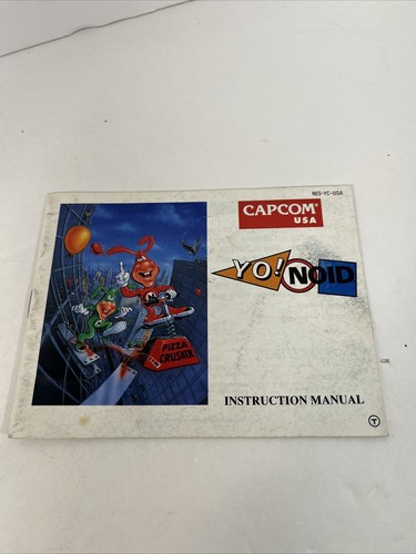Yo Noid Nintendo NES Instruction Booklet Manual Only | eBay