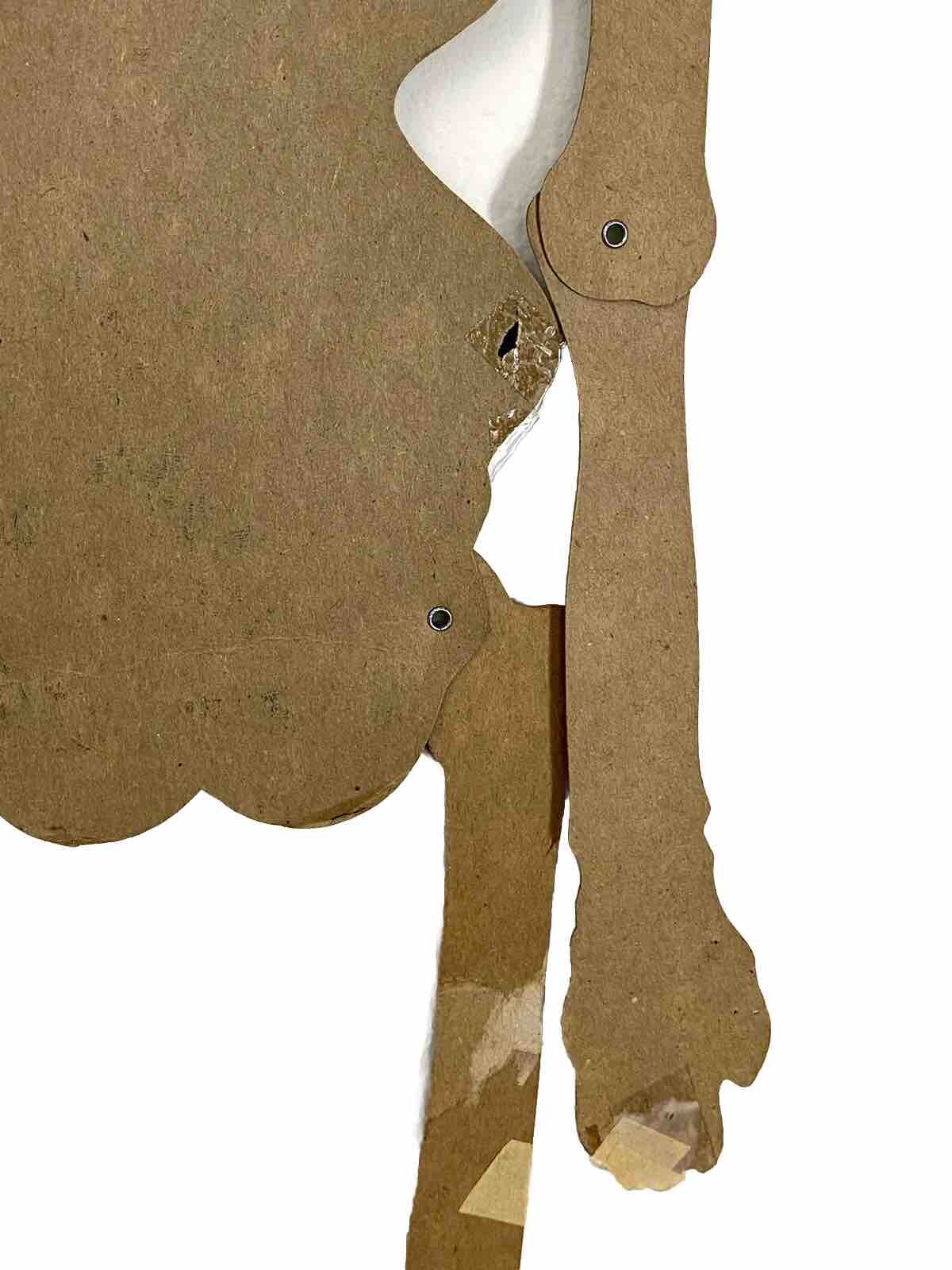 Vintage Beistle Skeleton Jointed Large 33-inch Die Cut Retro Halloween ...