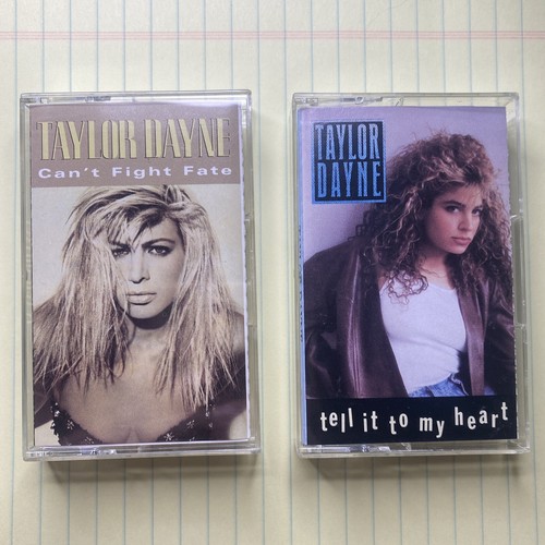 Taylor Dayne Two Cassettes: Tell It To My Heart & Can't Fight Fate | eBay