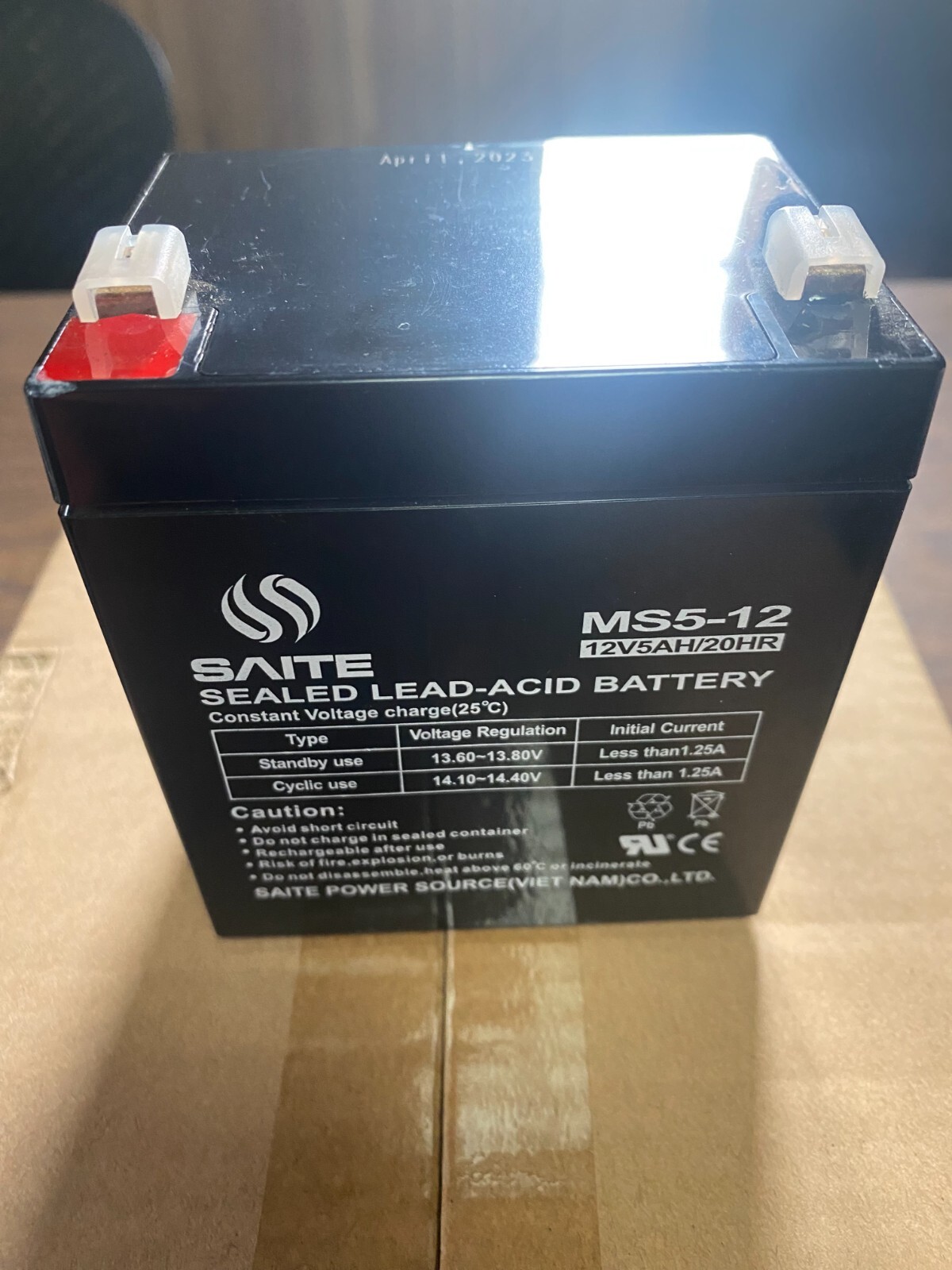 Box of 10 12v 5ah rechargeable battery for deer feeder, home alarm ...