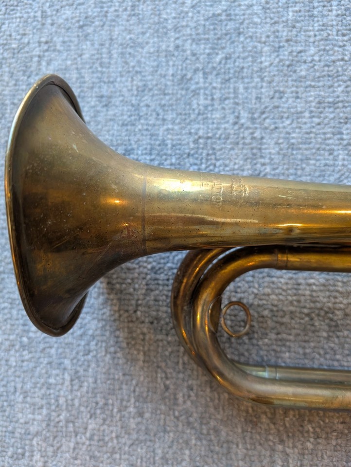 Vintage Antique Rexcraft U.S. Regulation Military Bugle/Trumpet Made In ...