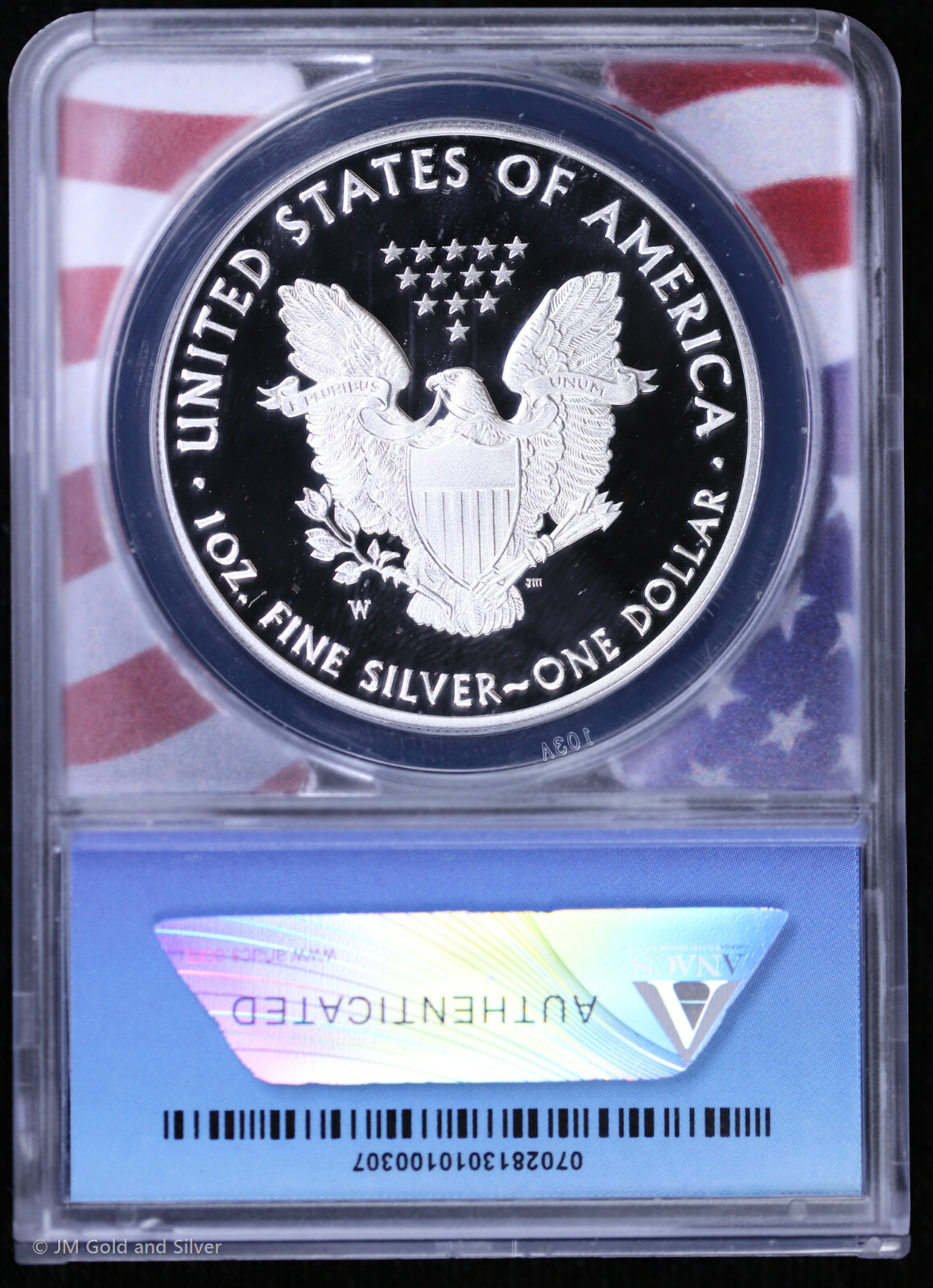 2021 W Type 1 Proof Silver Eagle ANACS PR 70 DCAM | First Day of Issue ...