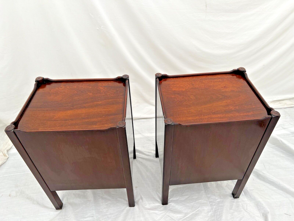 Rare Mid Century Kittinger Nightstands End Tables Pull out bed step ...