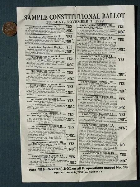 Missouri Sample Ballot