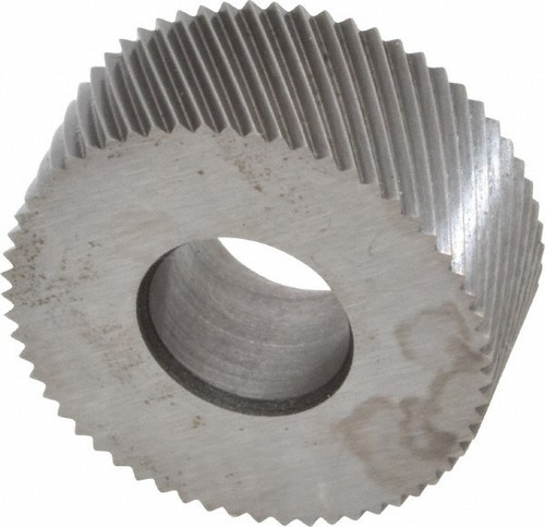5/8" Diameter Cobalt LH Diag Knurl Wheel, 80 Tooth Angle, 96 Diametral ...