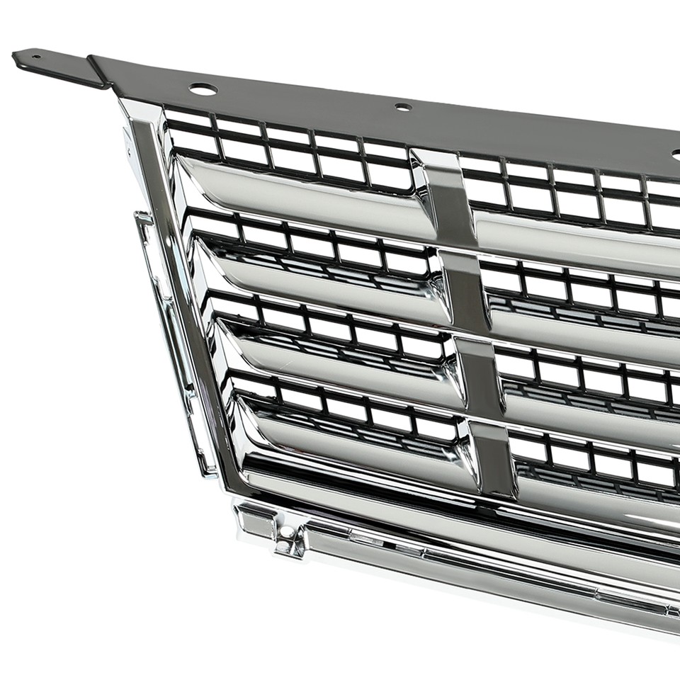 2Pcs Front Bumper Upper & Lower Grille Chrome Grill For Cadillac SRX ...