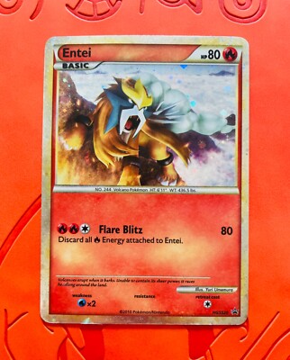 Entei HGSS20 Promo HeartGoldSoulSilver Pokemon TCG Holo Rare (LP) | eBay