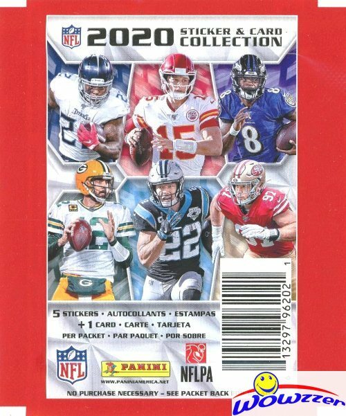 2020 Panini Football MASSIVE 50 Pack Factory Sealed Sticker Box-250 ...
