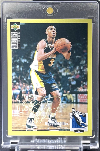 1994-95 Upper Deck Collector's Choice - Reggie Miller #31 Gold Foil ...