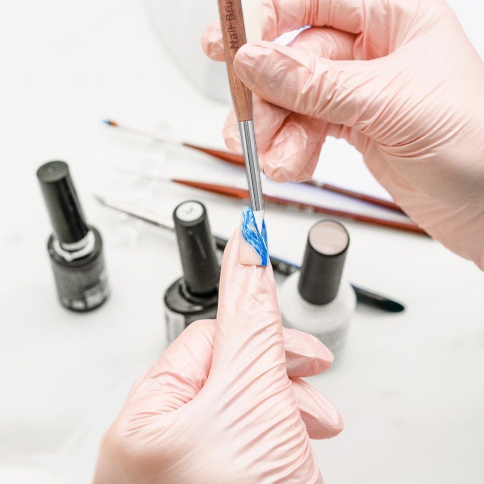 Nail Art Painting Brush: Building Drawing Linering Brushes Nail Dotting ...