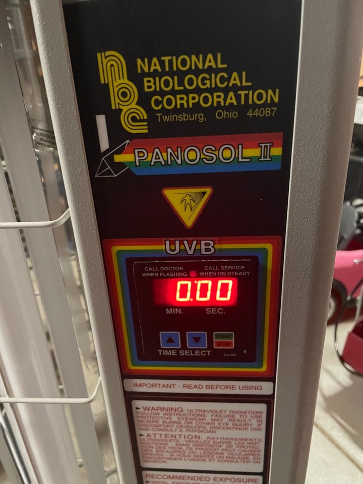 National Biological Corp. Panosol II Phototherapy booth, 311nm NB UVB ...