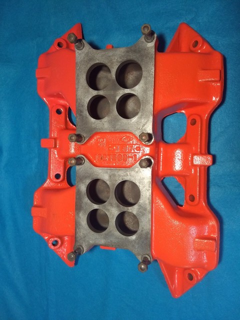 Dual Quad 2x4 Mopar Intake Manifold B Engine 383 / 400 1827899-1 Cast ...