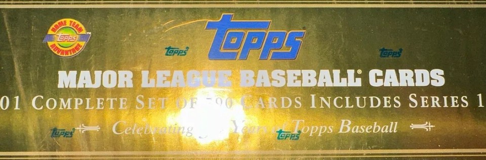 2001 TOPPS BASEBALL COMPLETE FACTORY SEALED GOLD BOX HTA SET - ICHIRO ...