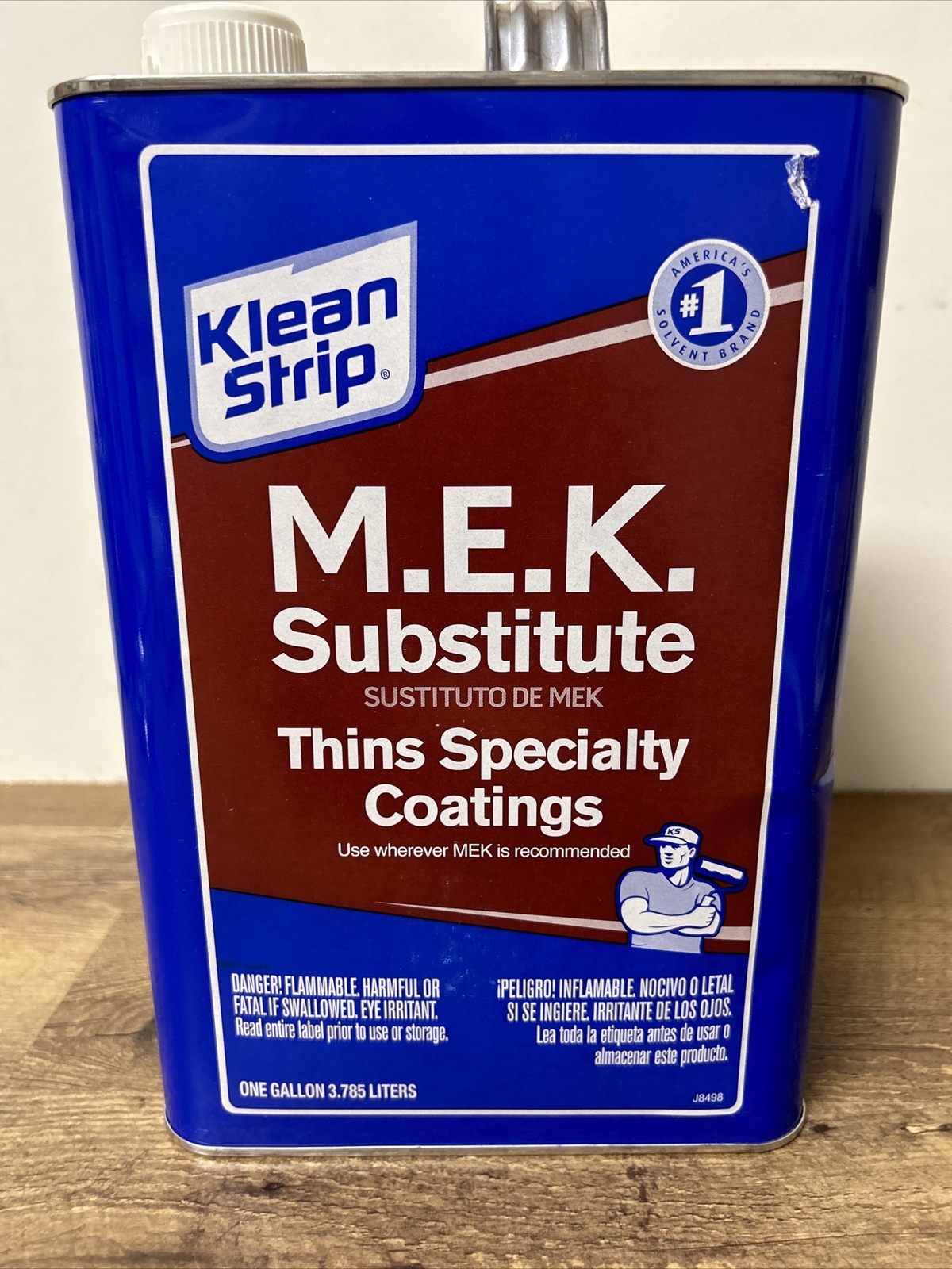 Klein Strip M.E.K. Methyl Ethyl Ketone Thinner, Liquid, Clear, 1 gal ...