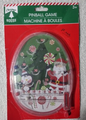 VINTAGE CHRISTMAS HOUSE PINBALL GAME SANTA | eBay