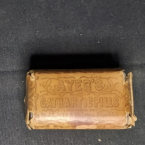 New Old Stock Quack Medicine Package Ayer's Cathartic Pills Dr JC Ayer ...