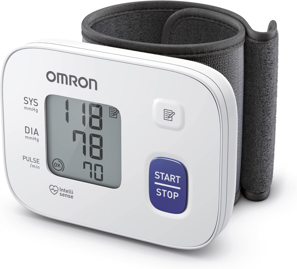 OMRON RS1 Automatic Wrist Blood Pressure Monitor, Clinically Validated ...