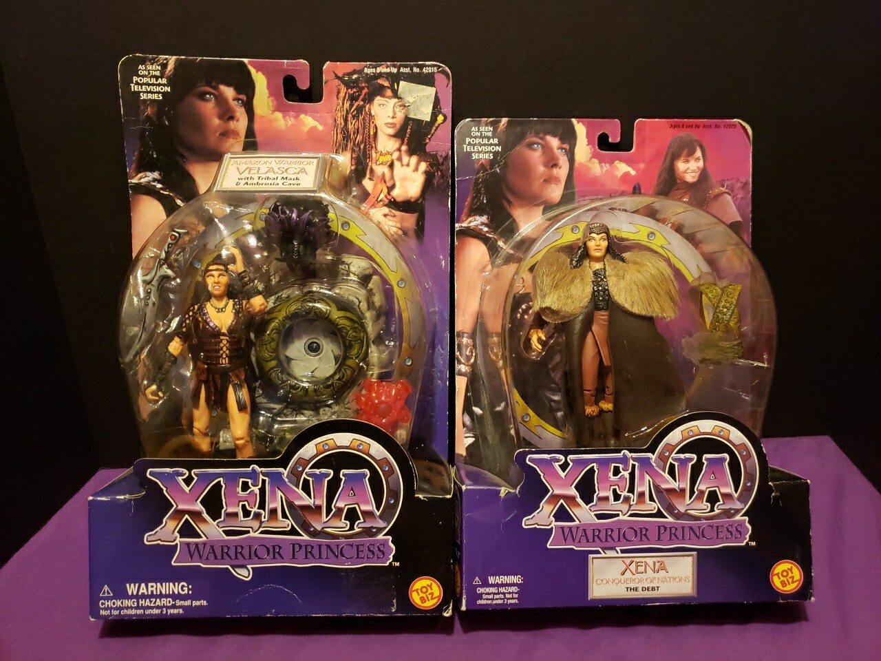Xena Figure Lot Warrior Princess Conqueror Of Nations Velasca Tribal ...