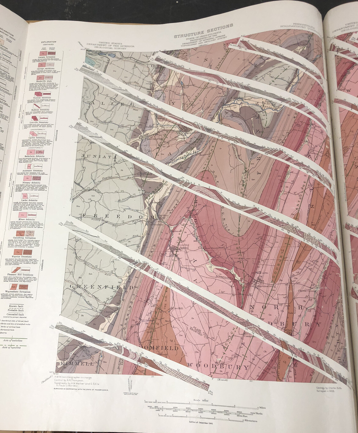 Vintage Color Folio Geologic Atlases of the United States, 1894 - 1945 ...