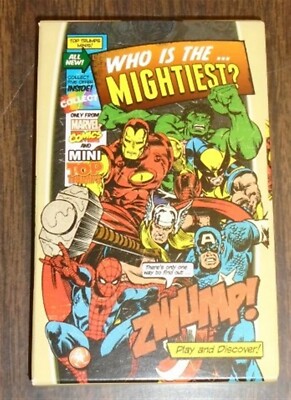 Marvel Vintage Mini Top Trumps Cards Thor Hulk Iron Man Spiderman Wolverine